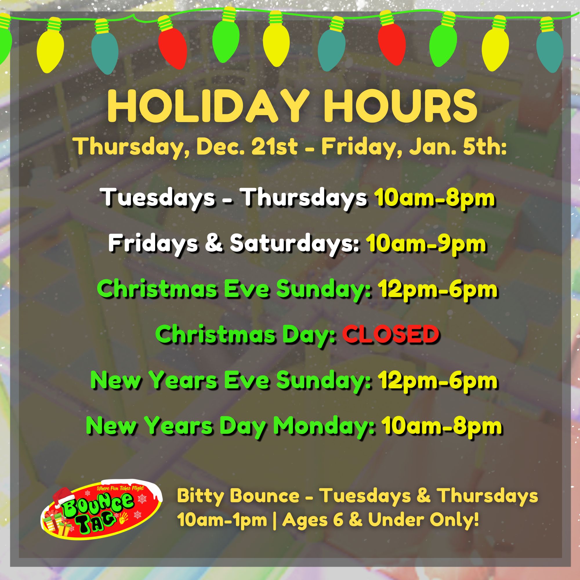 BounceTag – Family Entertainment Center with Bouncers, LaserTag, Arcade ...