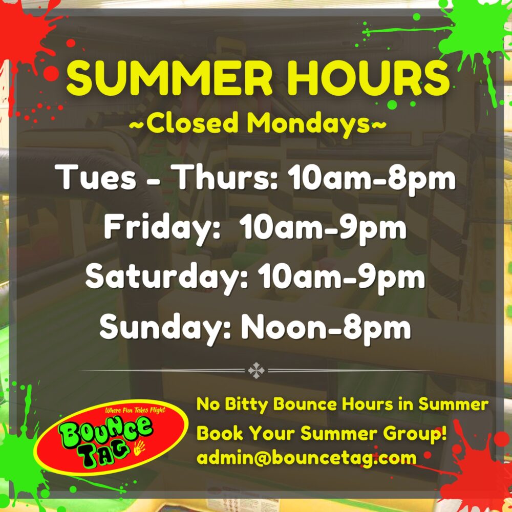 BounceTag – Family Entertainment Center with Bouncers, LaserTag, Arcade ...