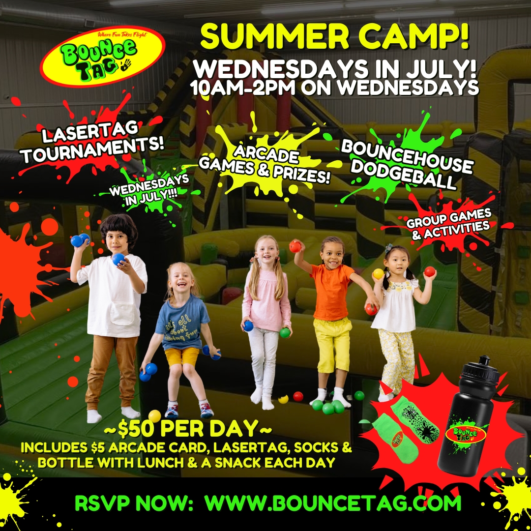 BounceTag – Play Parks, Bouncers, LaserTag, Arcade, Food, Parties and More!